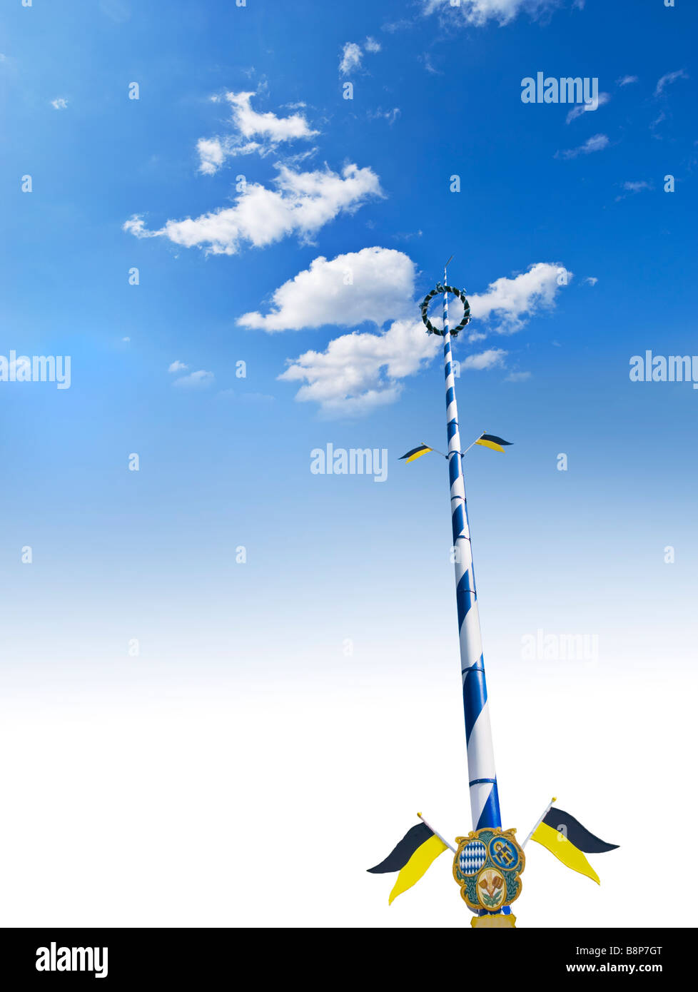 BAVARIA typical typically bayern symbol symbolic MAYPOLE may pole ...