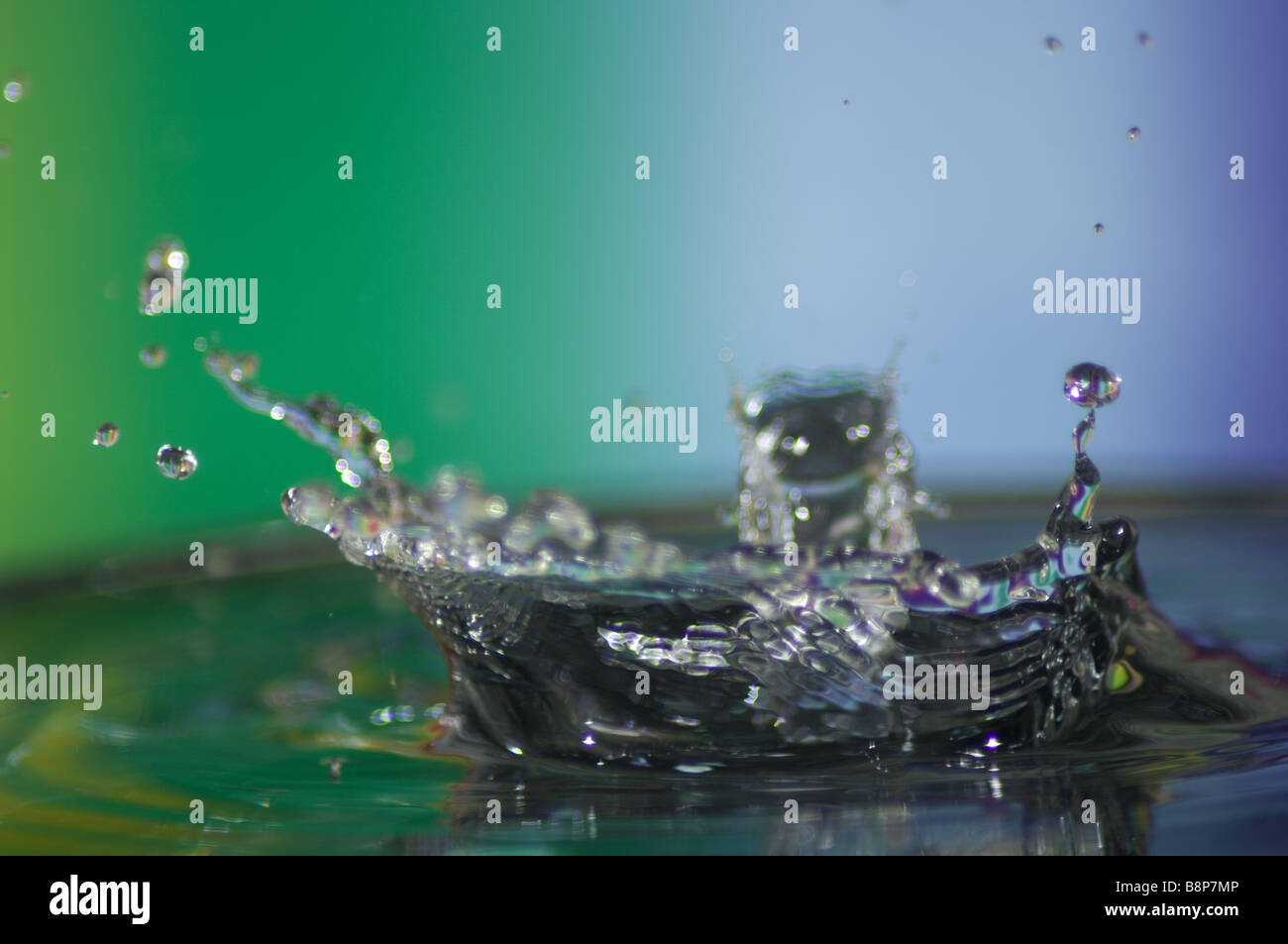 Splash frozen in time Stock Photo - Alamy