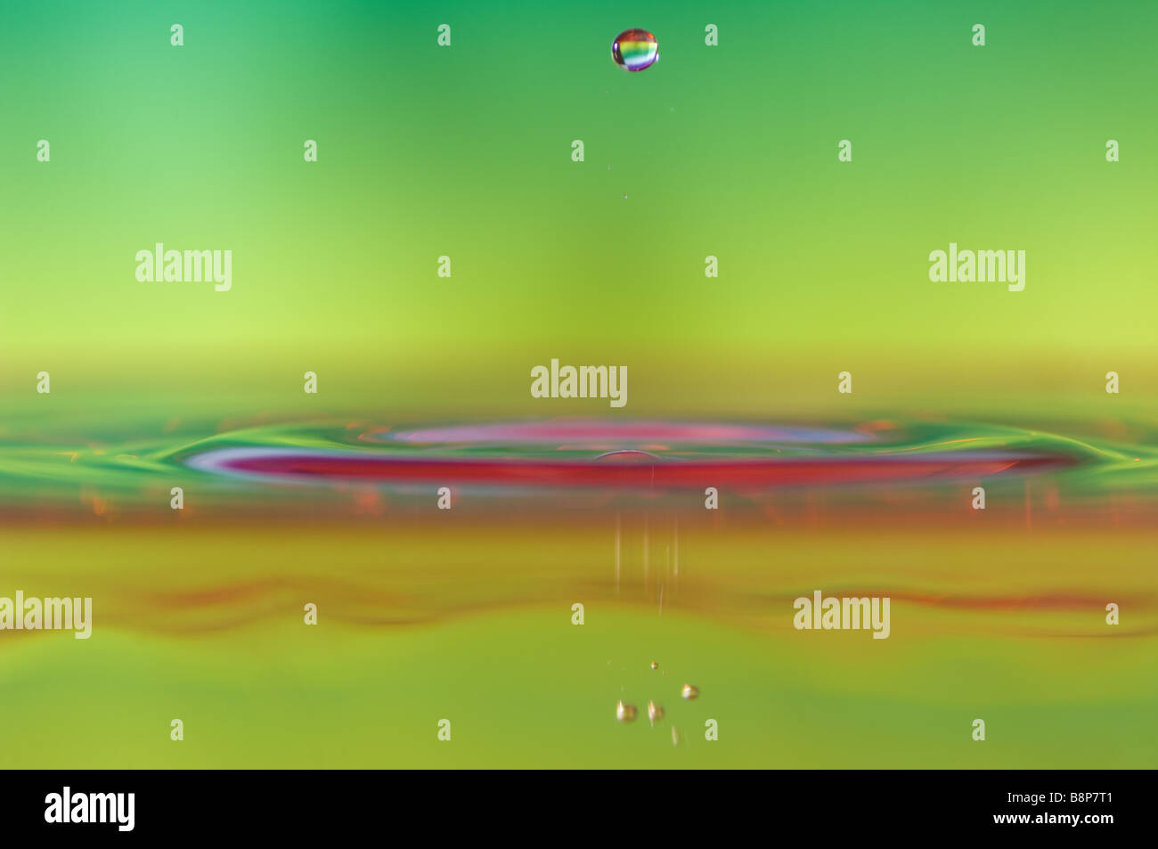 Water Sculpture with rainbow effects Stock Photo - Alamy