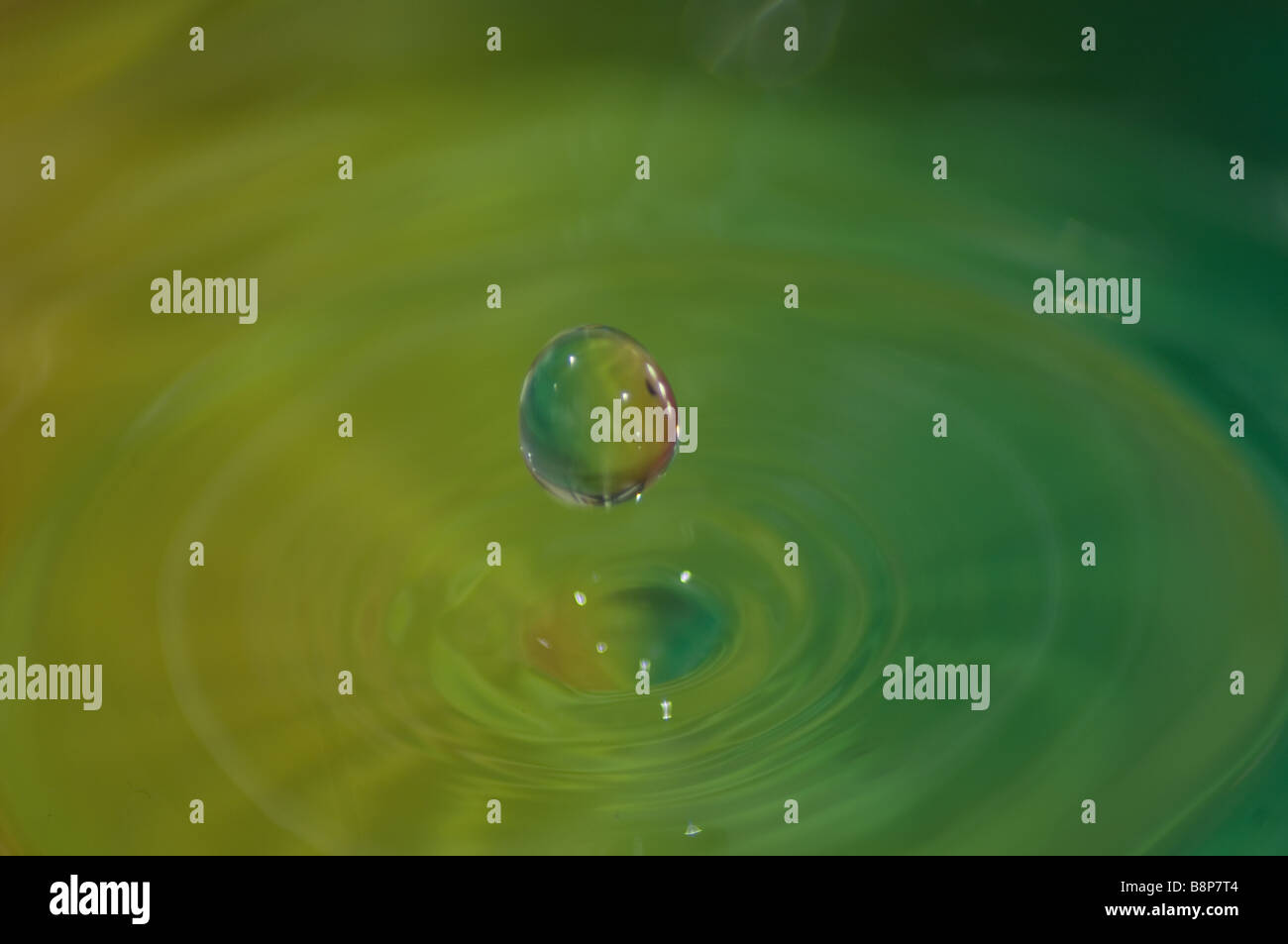 Water Sculpture Hovering Orb Stock Photo - Alamy