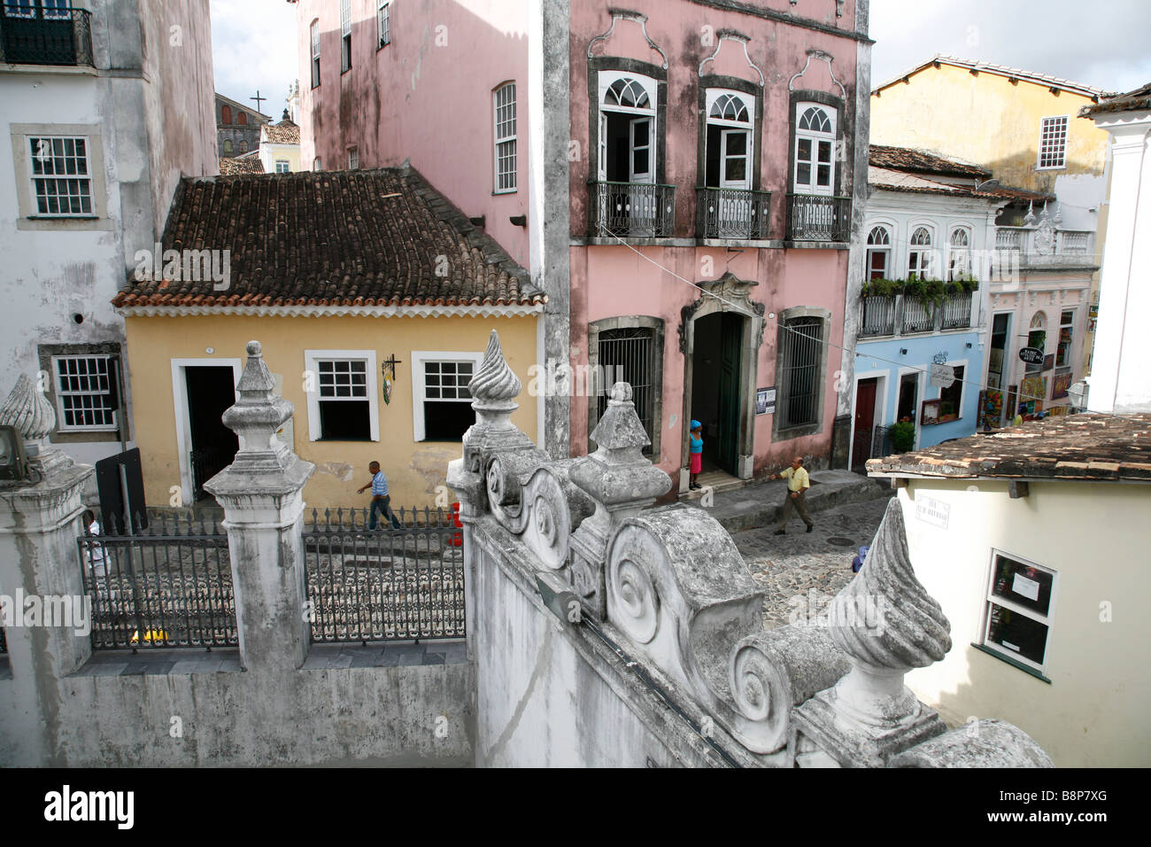 street scene in salvador bahia brazil Stock Photo - Alamy