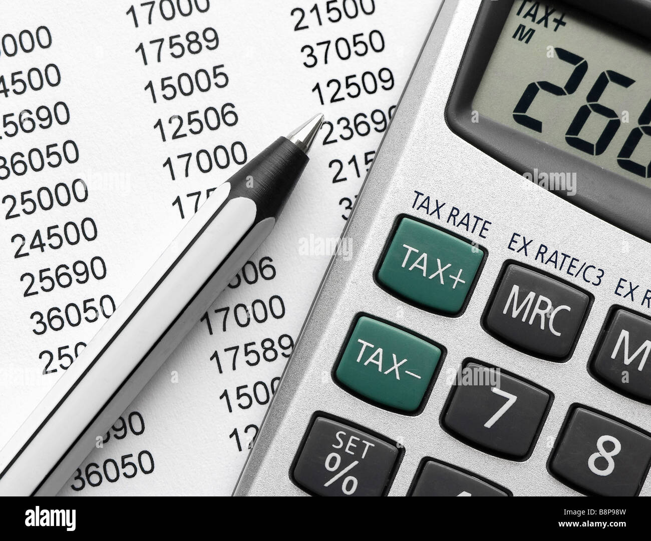 Tax calculation legal document hi-res stock photography and images - Alamy