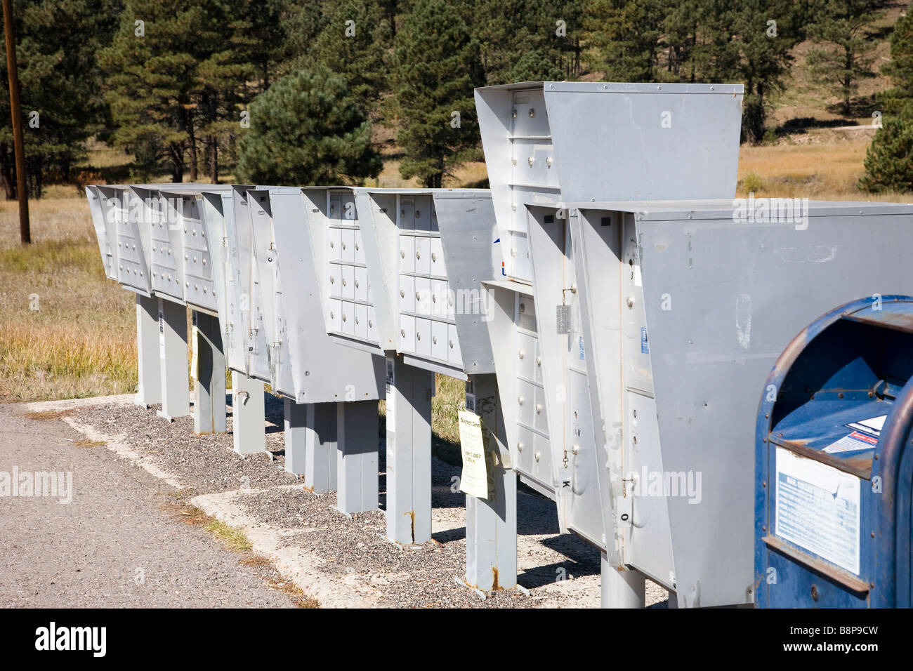 Old Mailbox in rural scene, USA Stock Photo - Alamy