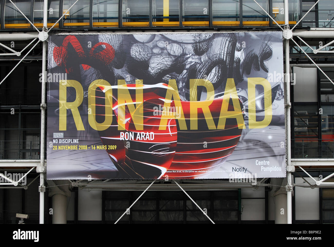 ron arad exhibition poster paris number 2710 Stock Photo - Alamy