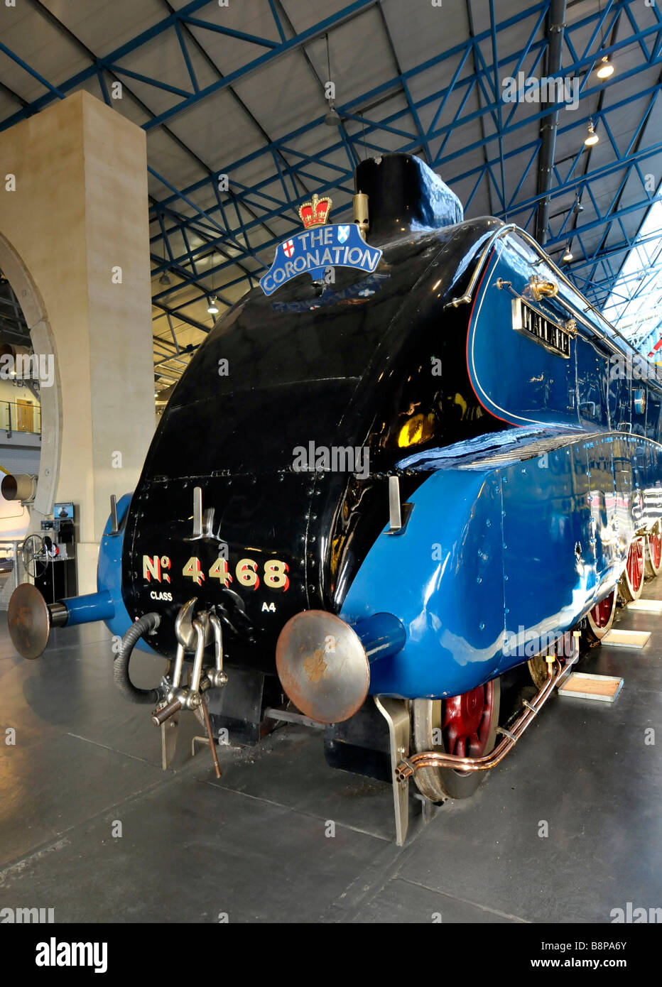 Mallard train, The National Railway Museum, York, Britain, UK Stock ...