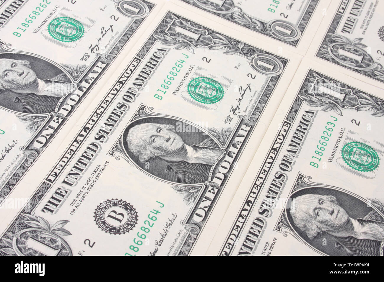 US one dollar bills Stock Photo - Alamy