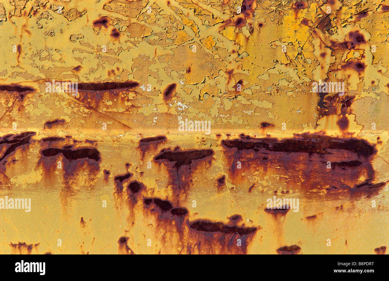 paint and rust patterns Stock Photo - Alamy