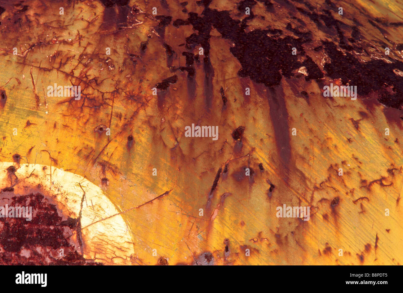 paint and rust patterns Stock Photo - Alamy