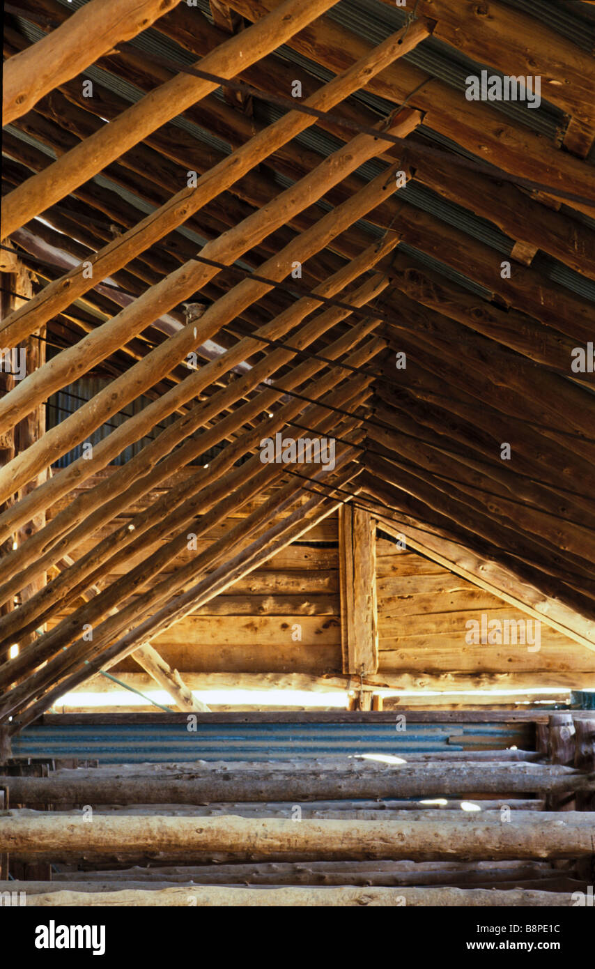 woolshed detail, outback Australia Stock Photo - Alamy