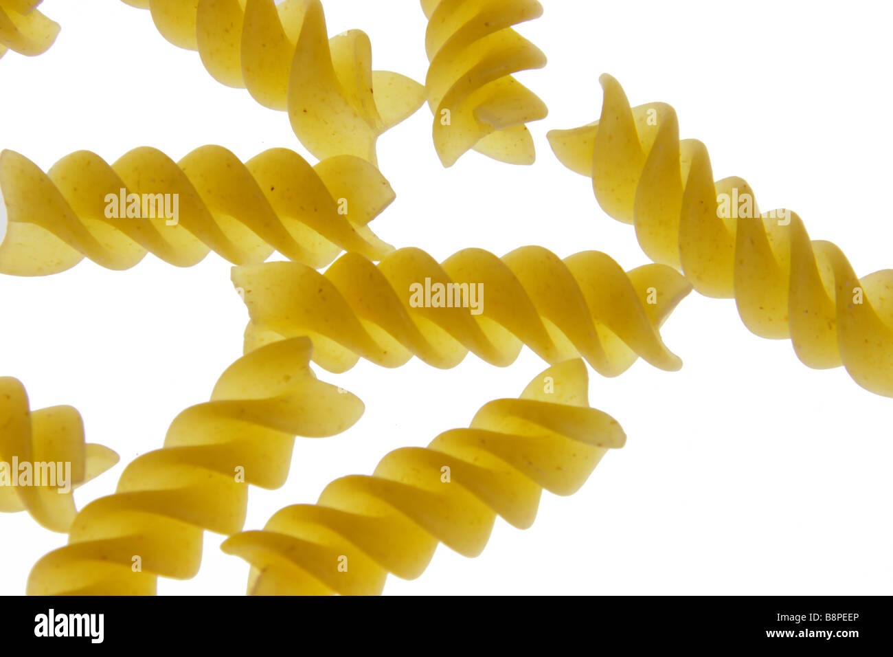 Bunch of Fusilli Stock Photo - Alamy