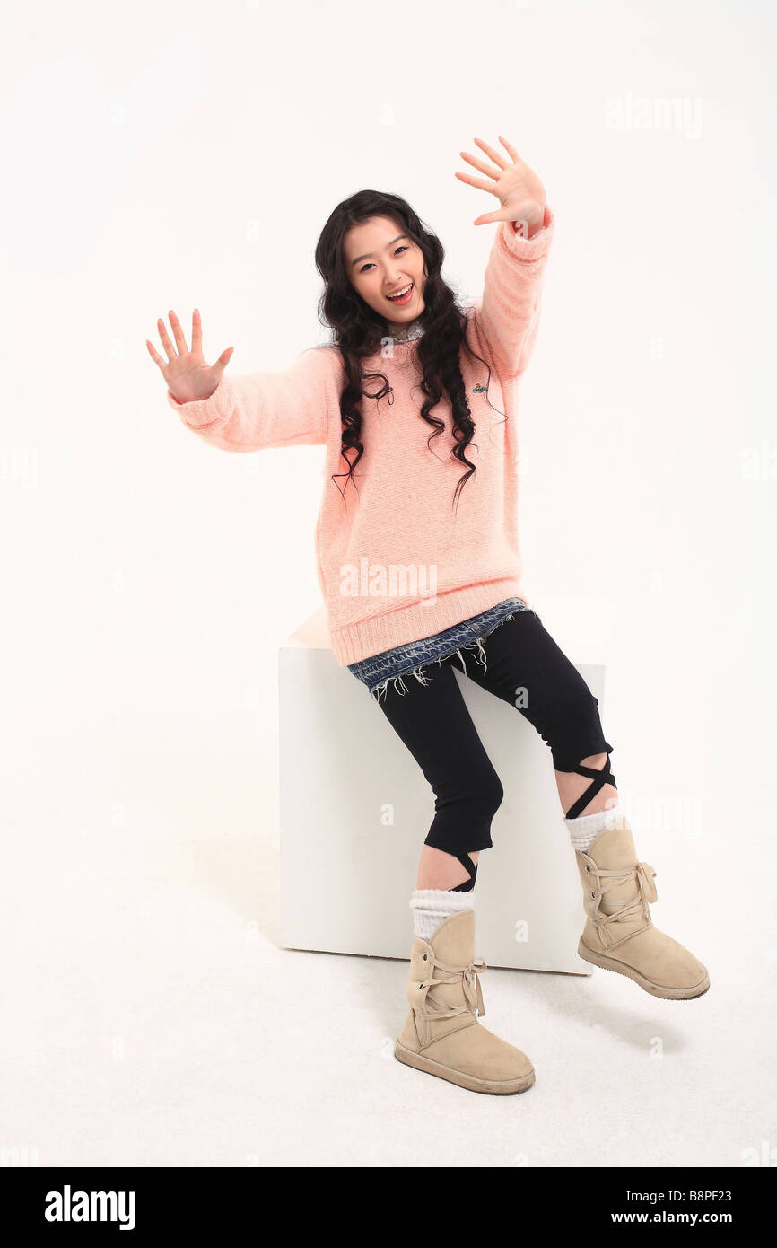 Everyday Life of Young Woman Stock Photo - Alamy