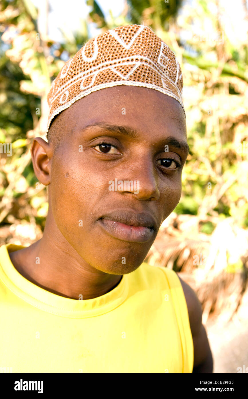 Comoros, Anjouan, local man Stock Photo - Alamy