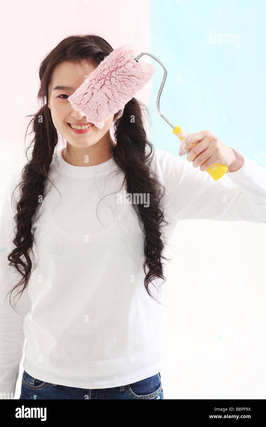 Everyday Life of Young Woman Stock Photo - Alamy
