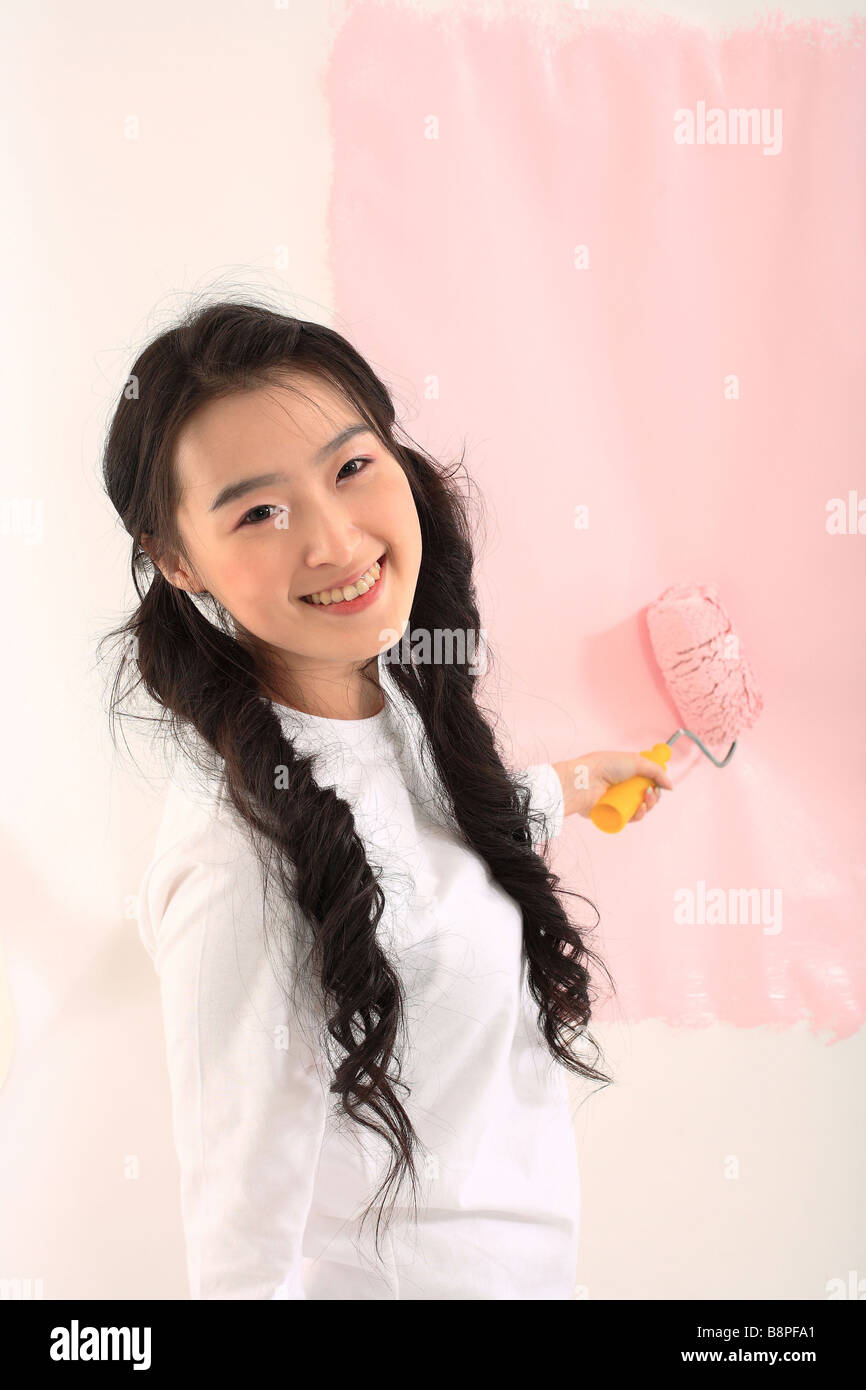 Everyday Life of Young Woman Stock Photo - Alamy