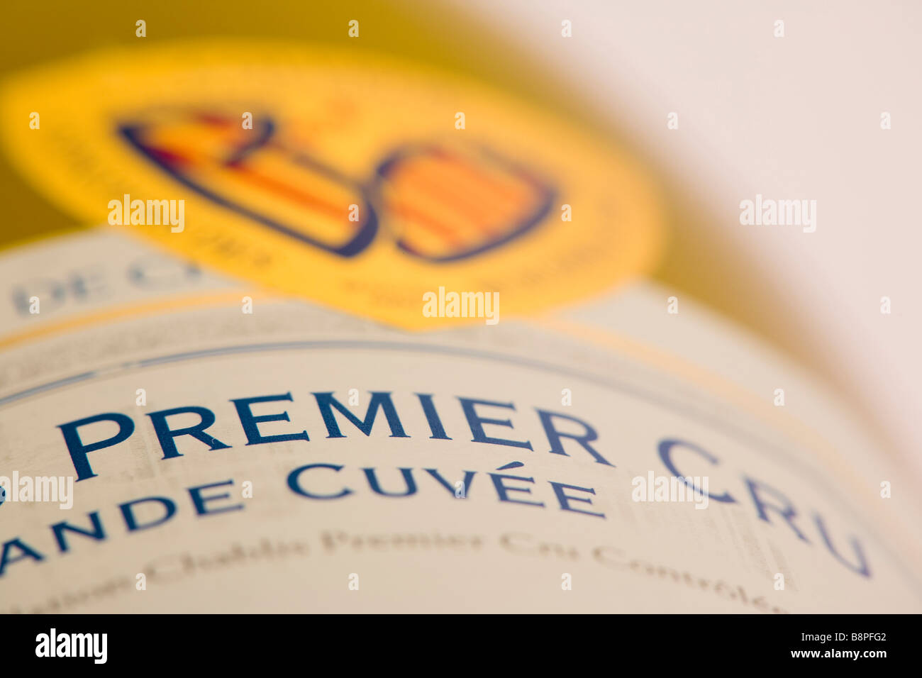 Chablis wine label hi-res stock photography and images - Alamy