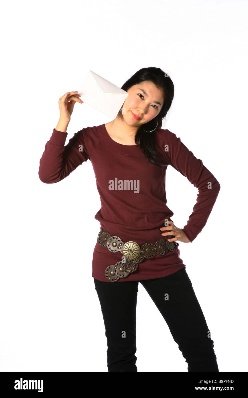 Various Pose of Young Woman Stock Photo - Alamy