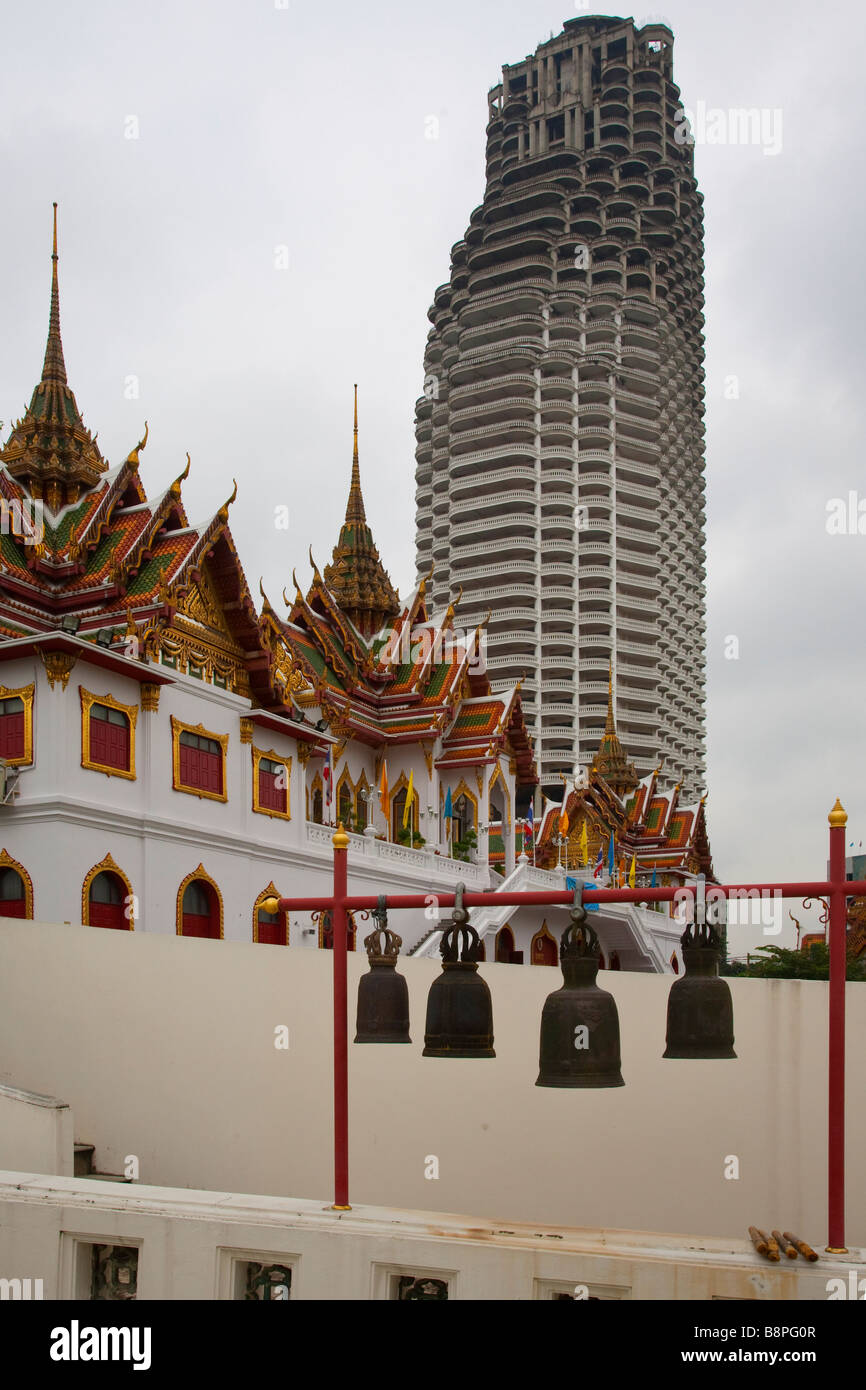 Unfinished architecture, urban, residential incomplete development ...