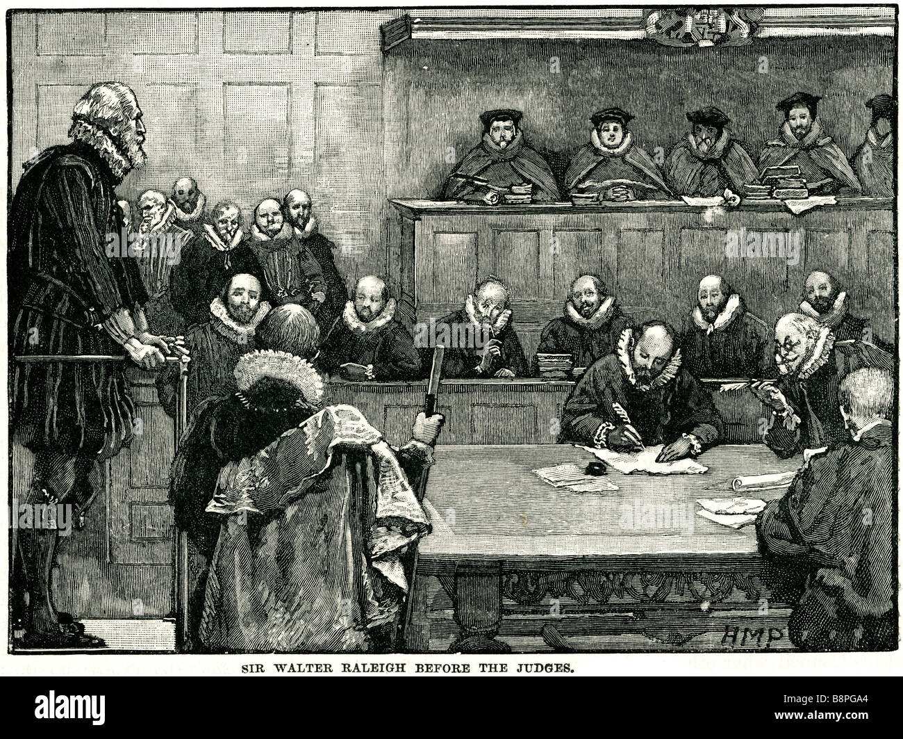 sir walter raleigh before the judges Sir Walter Raleigh or Ralegh (c ...