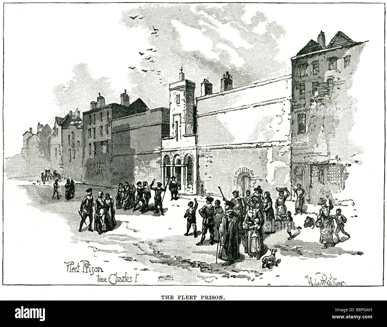 Fleet Prison was a notorious London prison. It was built in 1197 and ...