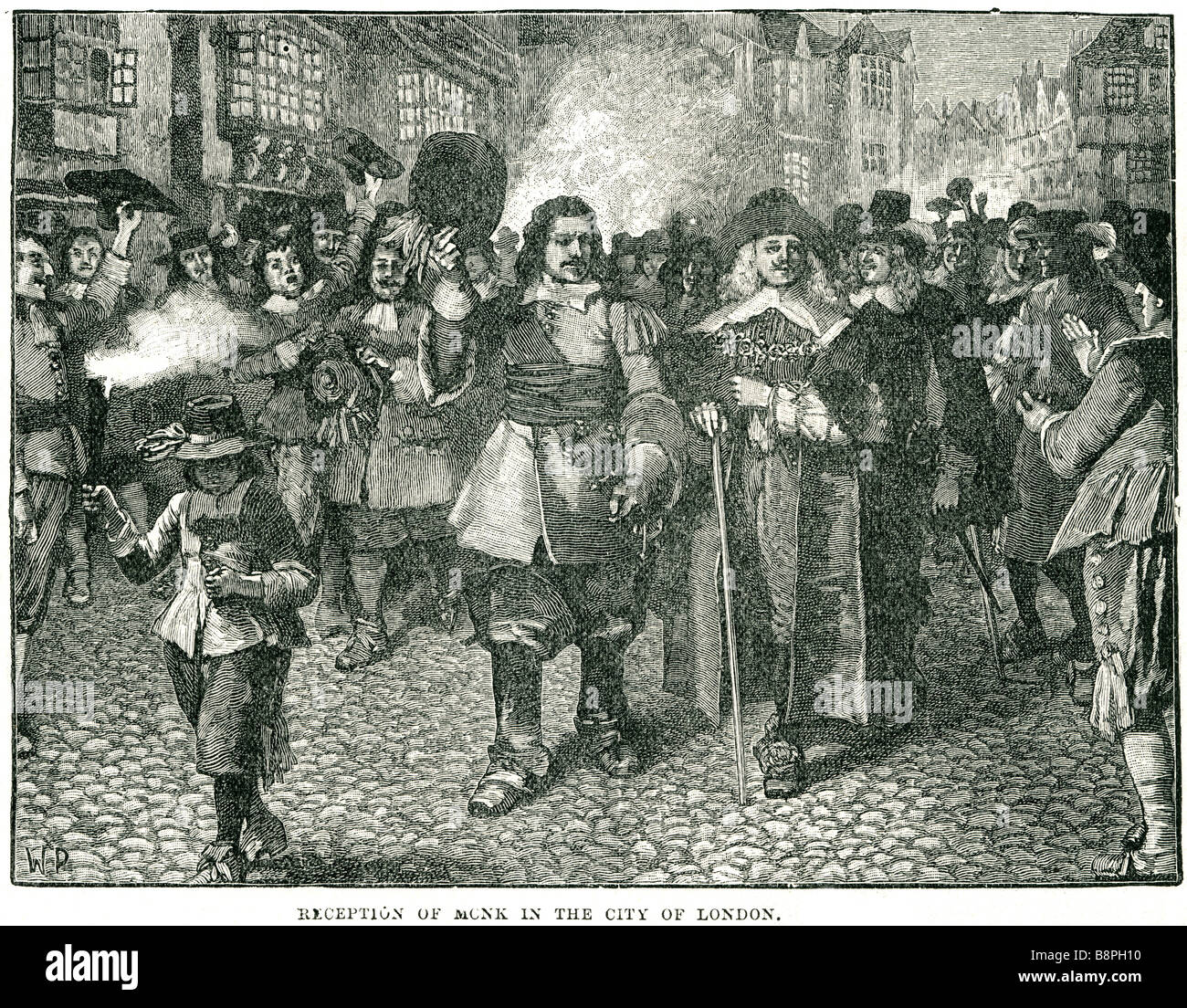 reception of monk in the city of london George Monck, 1st Duke of ...