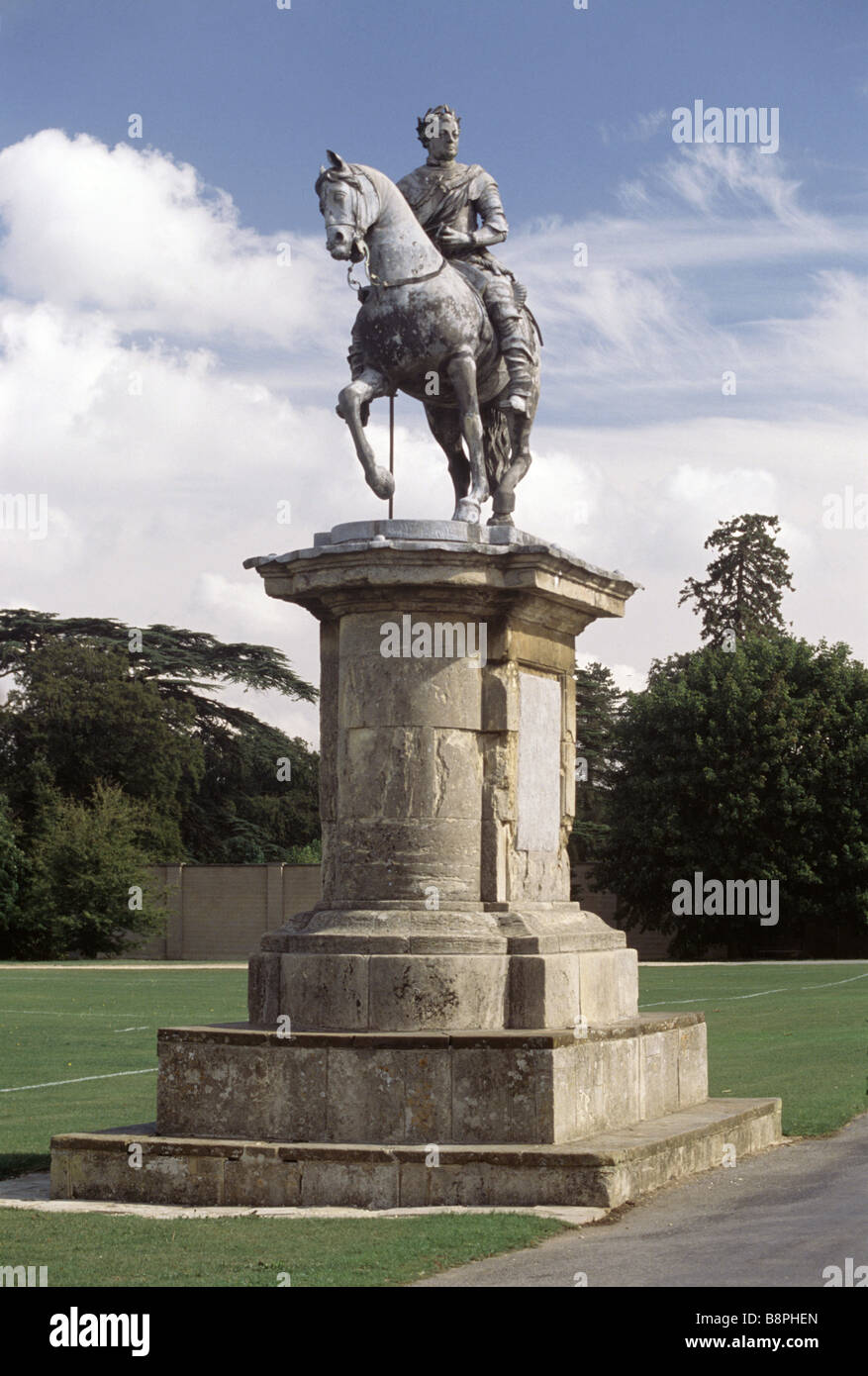 Equestrian Statue of George I Stock Photo - Alamy