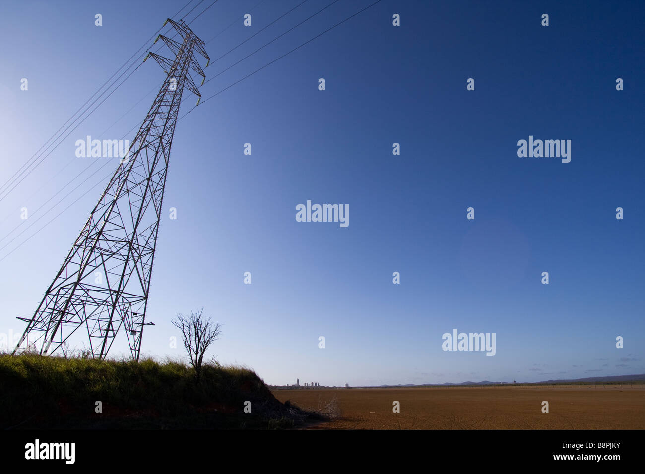 Giant Electricity Pylon, Australia Stock Photo - Alamy