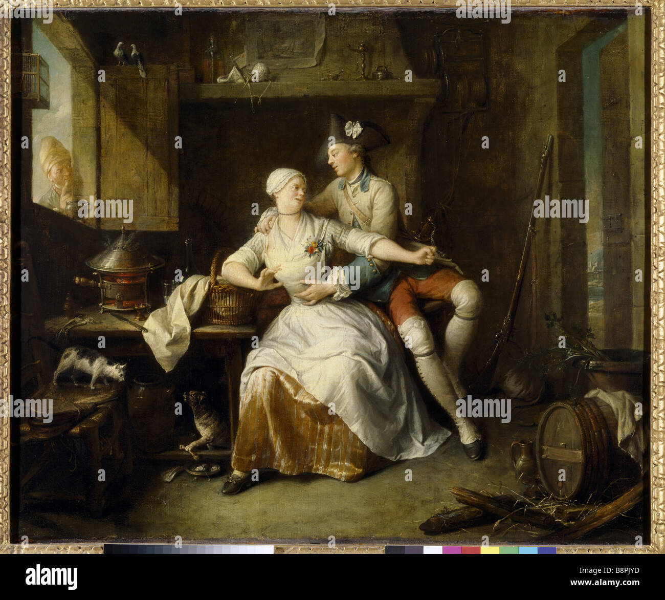 18th century domestic scene britain hi-res stock photography and images ...