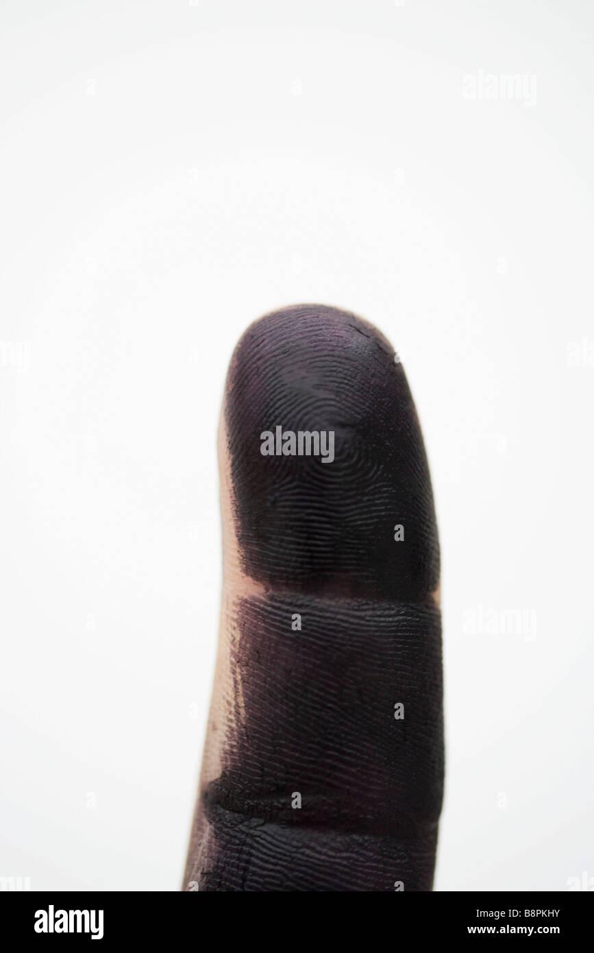 Paint fingerprints hi-res stock photography and images - Alamy