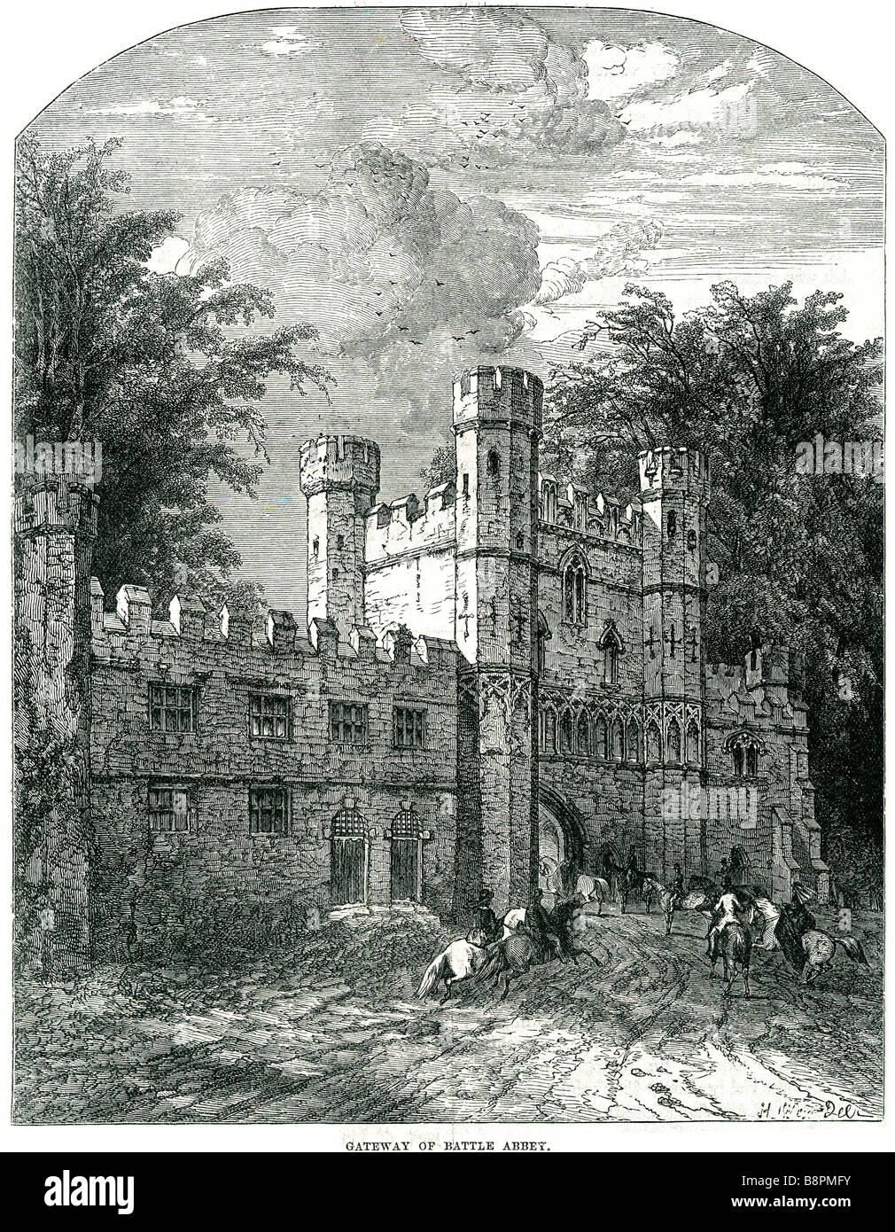 gateway of battle abbey Battle Abbey is a partially ruined abbey ...