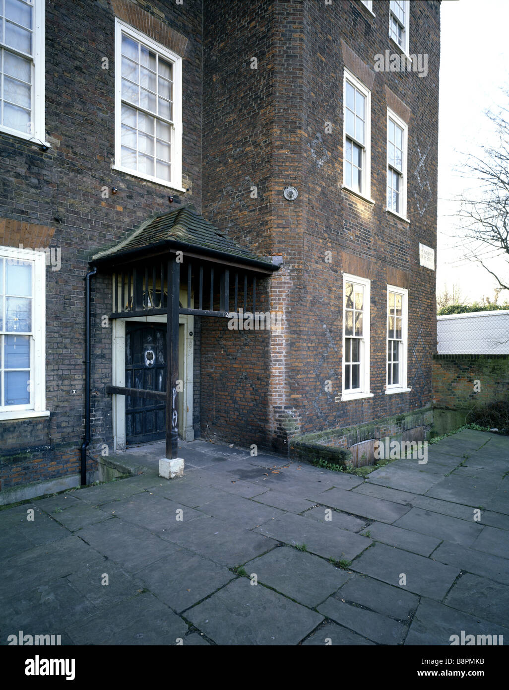The North Front of Sutton House constructed in 1525 remodelled in 1700 ...