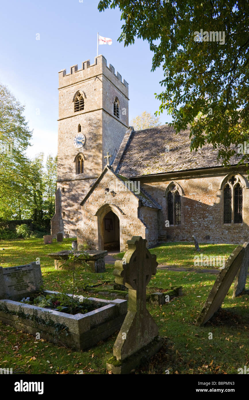St Edwards church in the of Evenlode, Gloucestershire Stock Photo - Alamy