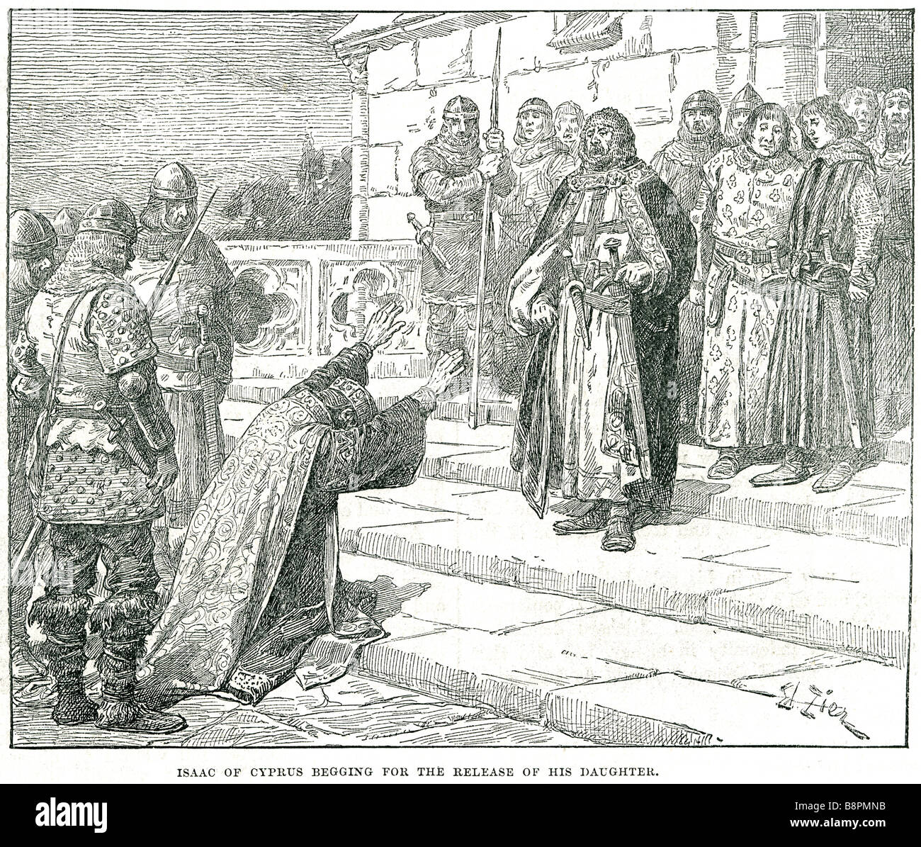 isaac of cyprus begging for the release of his daughter Isaac Komnenos ...