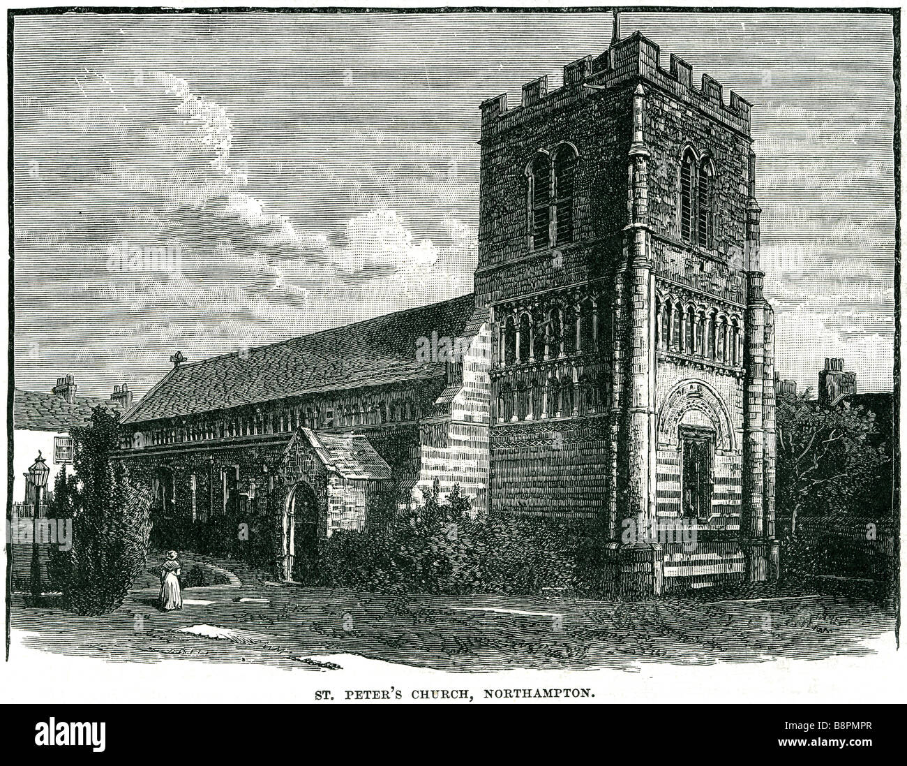 st peter's church northampton Stock Photo - Alamy