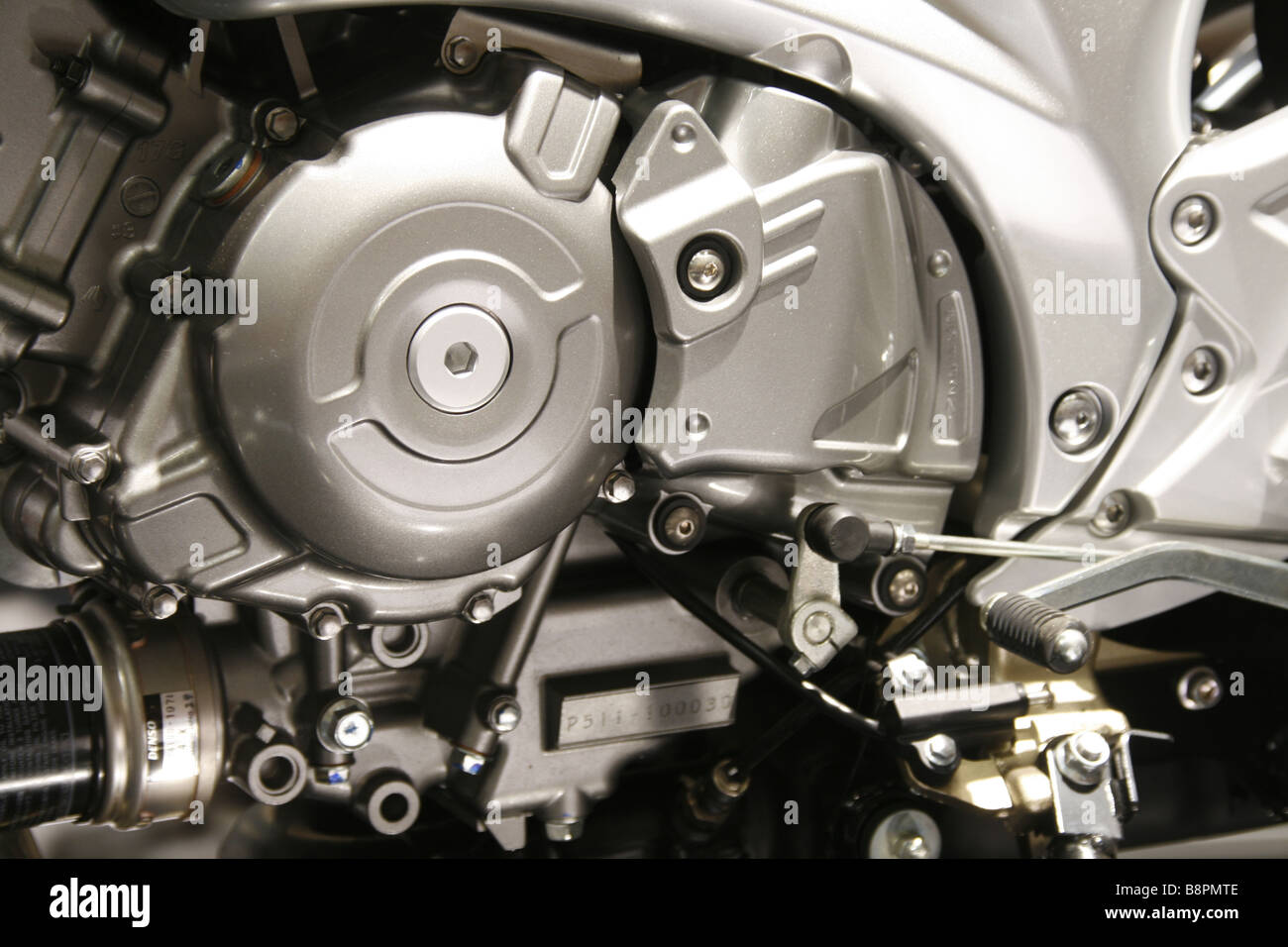 close up design racing motorbike engine at motor show Stock Photo - Alamy