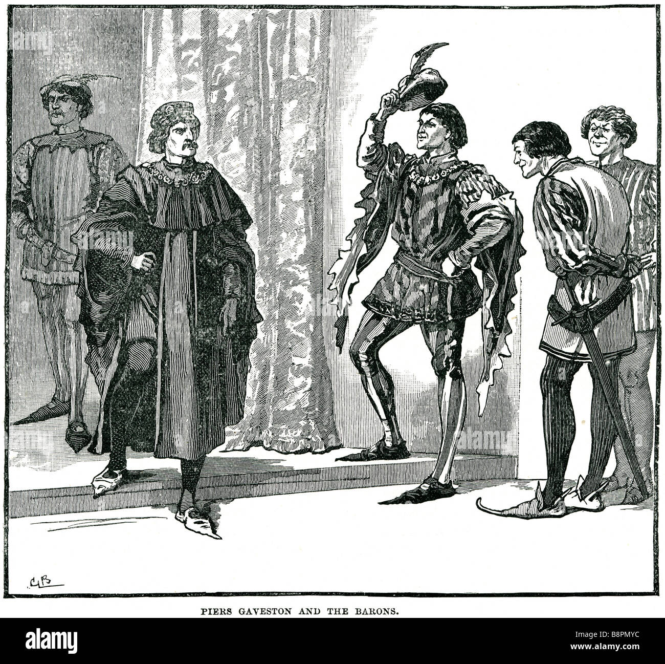 piers gaveston and the barons Piers Gaveston, 1st Earl of Cornwall (c ...