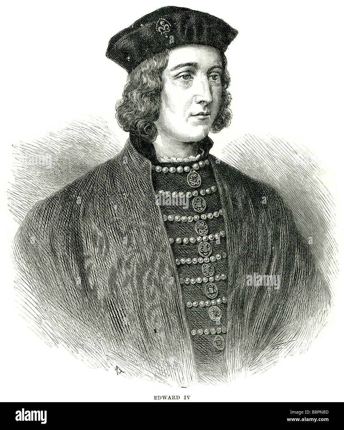 Edward IV 1442 1483 King of England military commander Stock Photo - Alamy