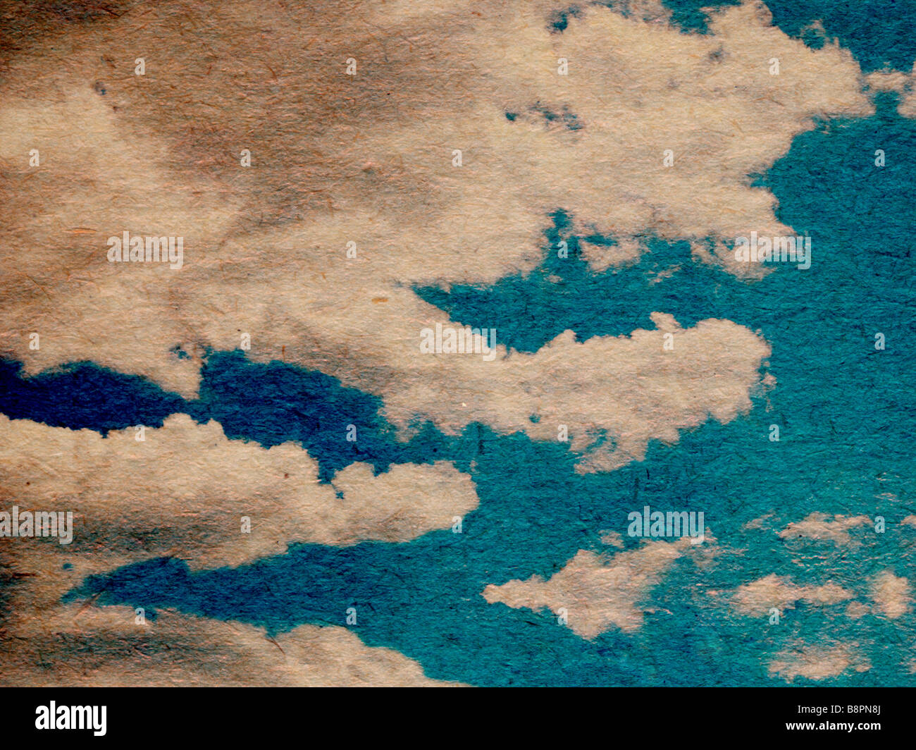 sky on paper texture Stock Photo - Alamy