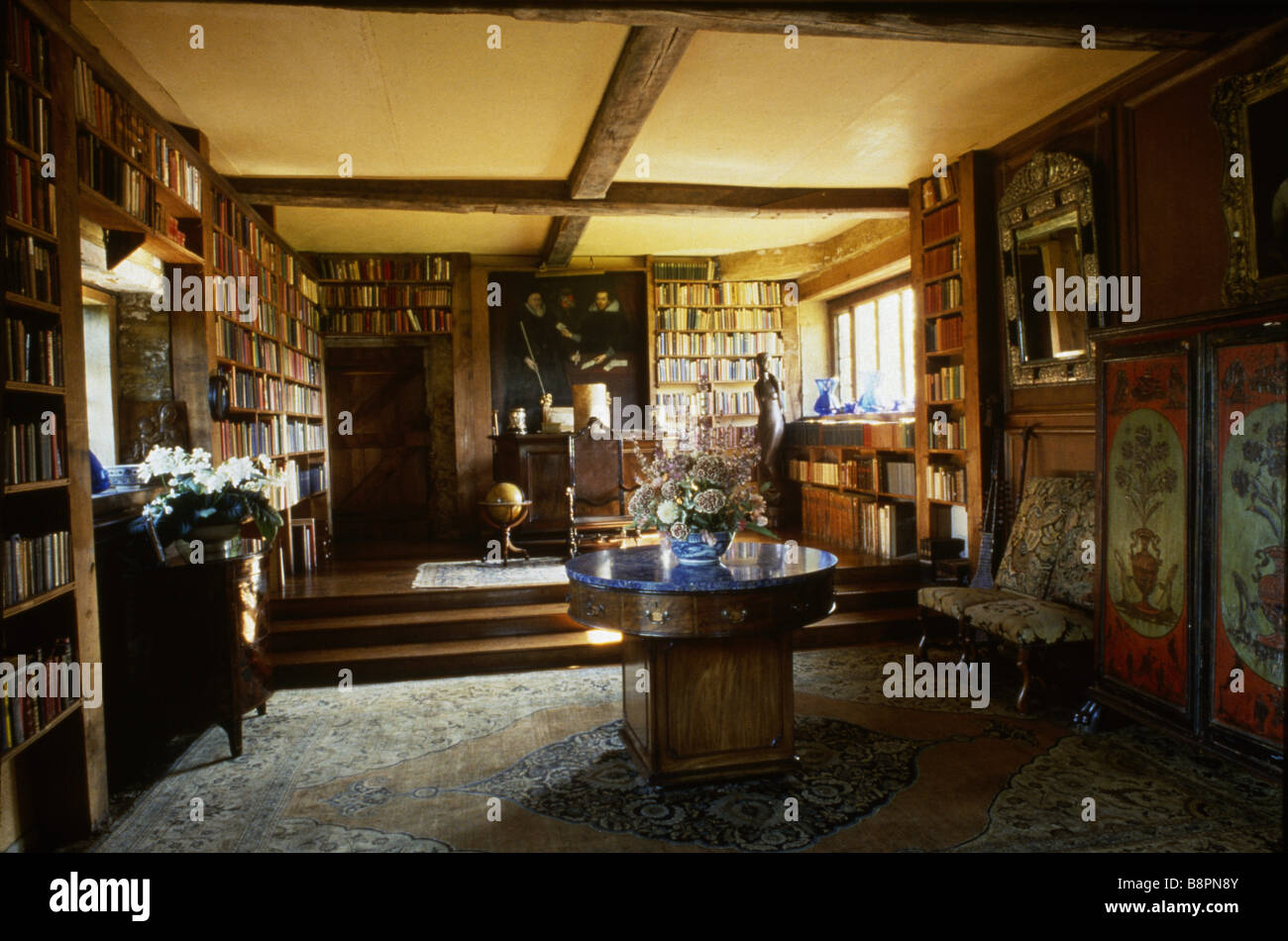 Long view of the Library Stock Photo - Alamy