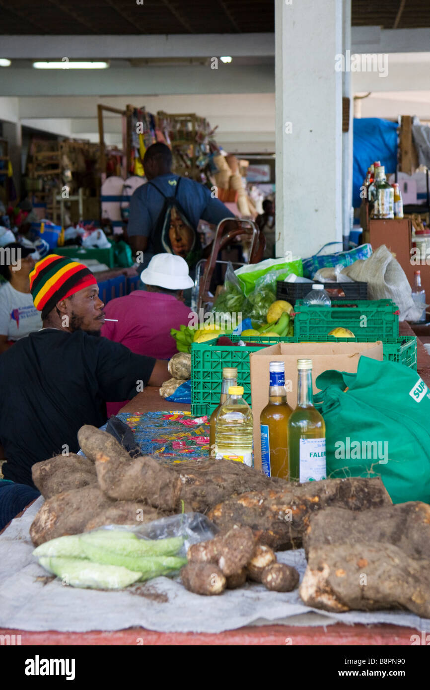 Castries local market, Castries, St. Lucia Stock Photo - Alamy