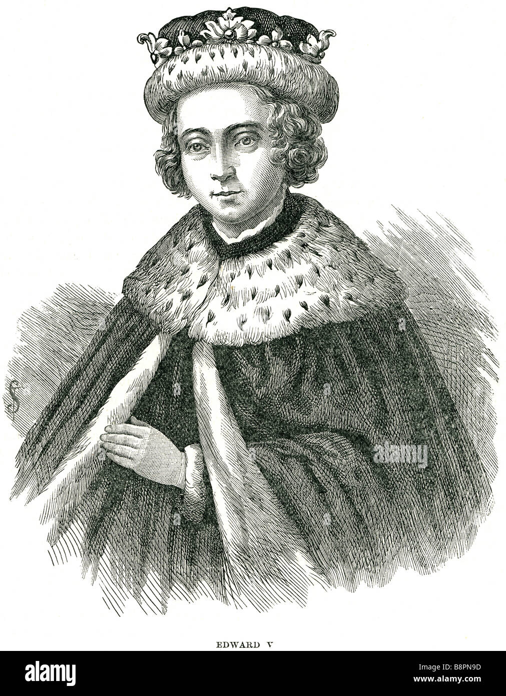 Edward V 1470 1483 King of England Stock Photo - Alamy