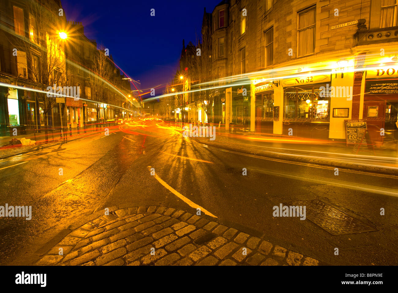 Scotland Edinburgh Edinburgh City Forrest Road a popular student area ...