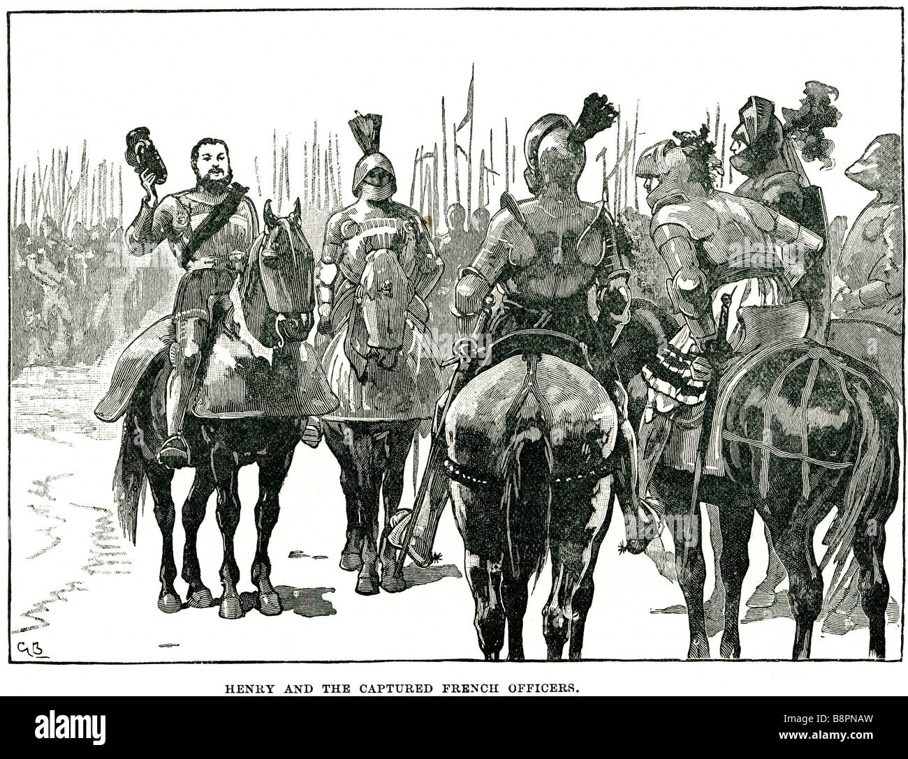 Henry VIII Captured French Officers Battle of Spurs 1513 Guinegate Holy ...