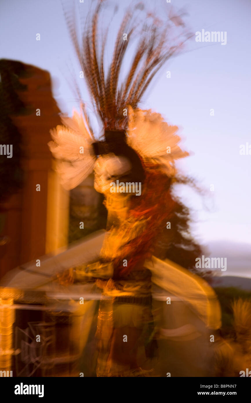 Aztec Drummer at Day of the Dead Celebration in San Miguel de Allende ...
