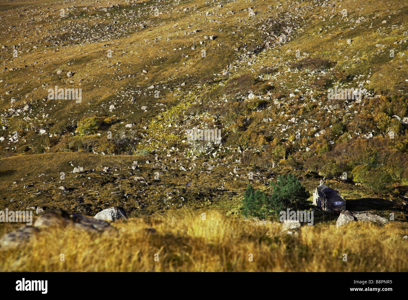 Craig Bothy from Lochan Dubh near Lower Diabaig, Wester Ross, Highlands ...