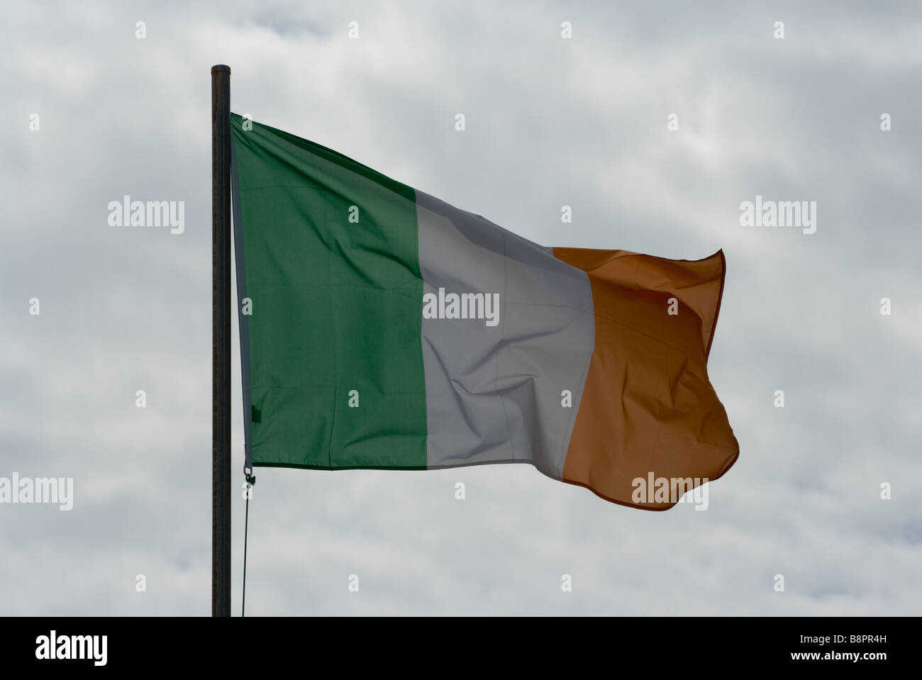 Irish Tricolour Flag Stock Photo - Alamy