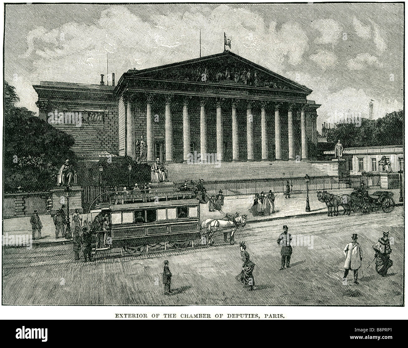 Chamber of Deputies Paris France Third Republic Parliament Stock Photo ...