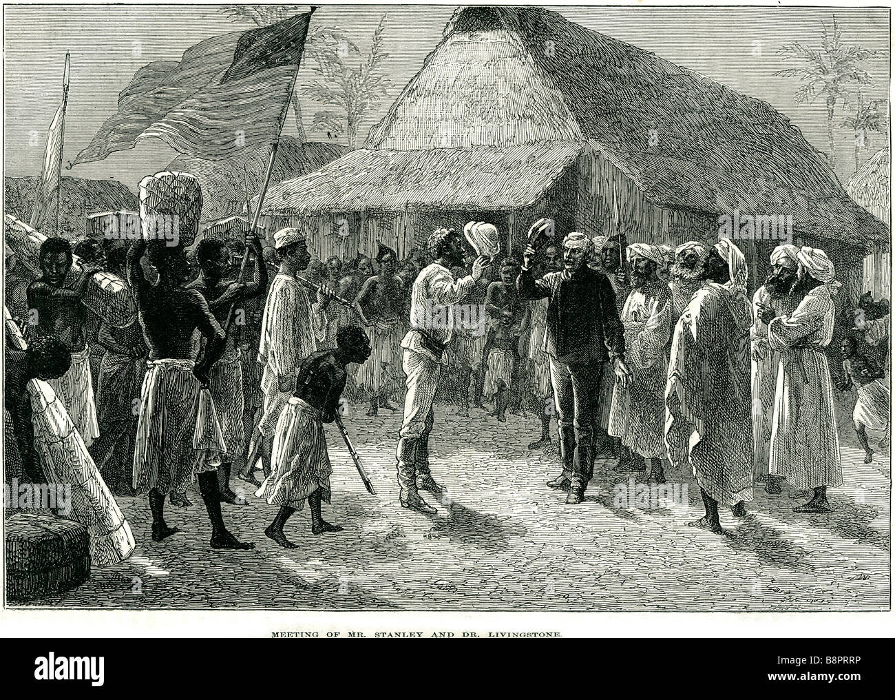 meeting Mr Stanley Dr Doctor David Livingstone 1874 Scottish ...