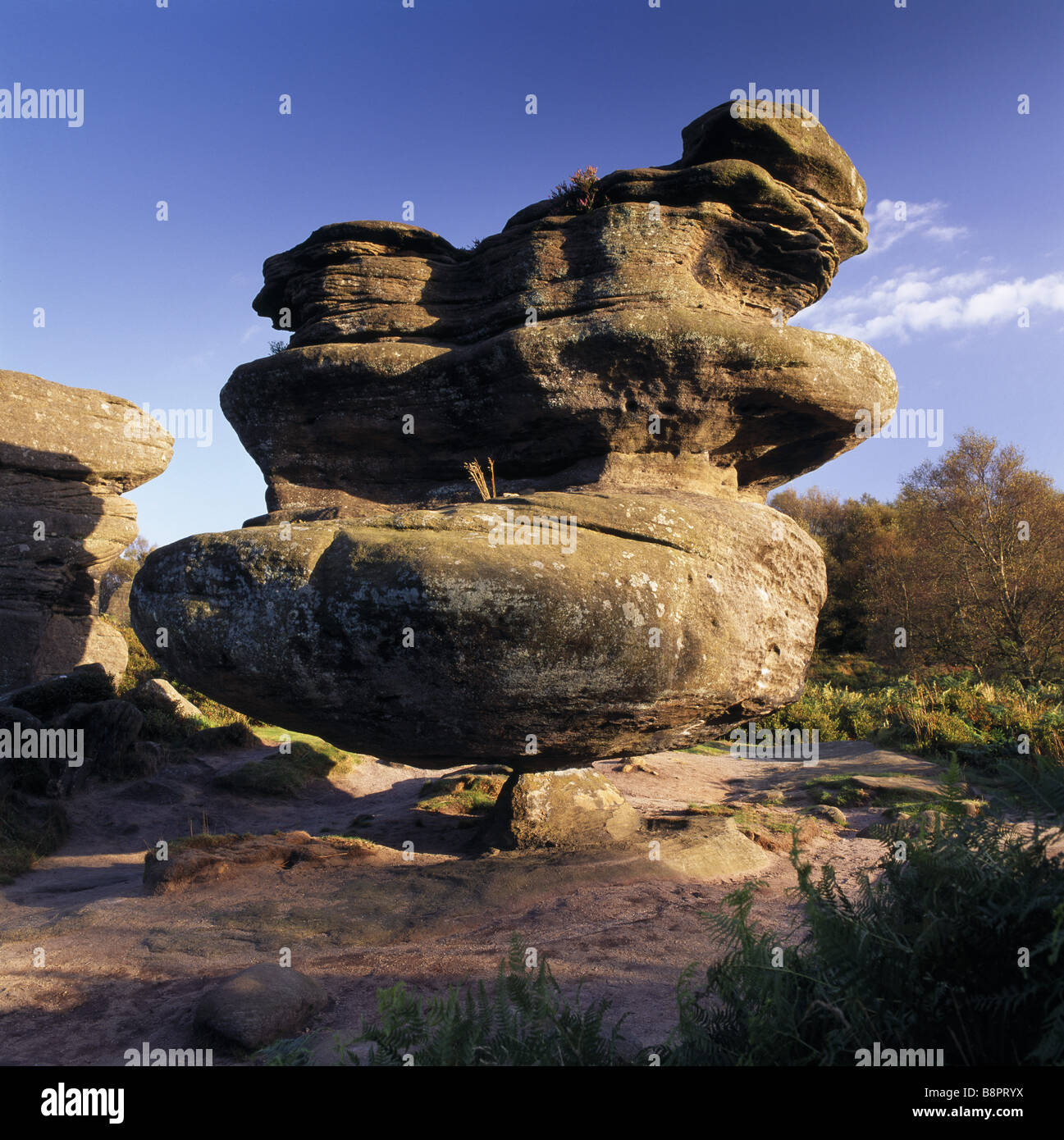 A view of The Druid s Idol one of the fantastically shaped rock ...