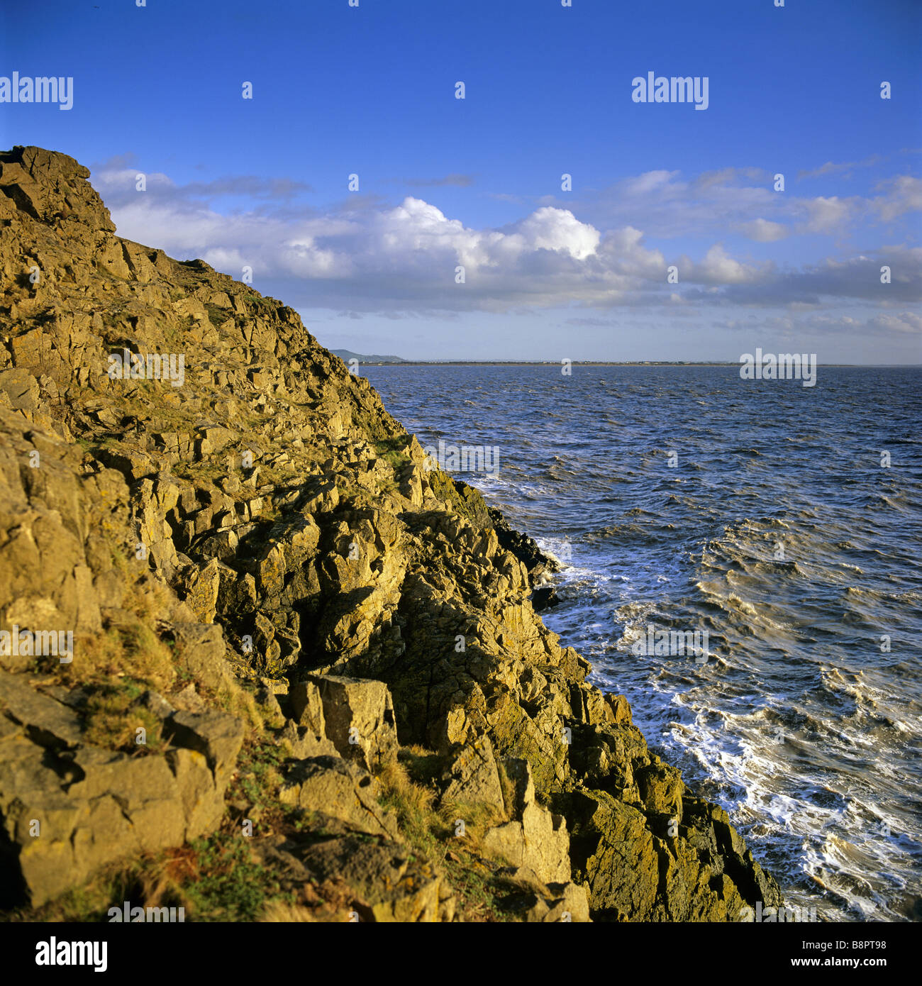 Brean down cliffs hi-res stock photography and images - Alamy