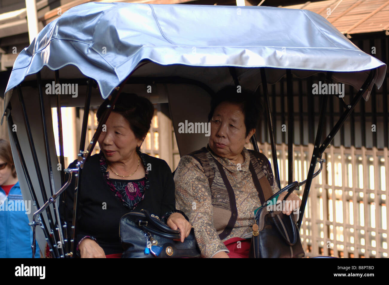 Women in rickshaw Takayama Japan Stock Photo - Alamy